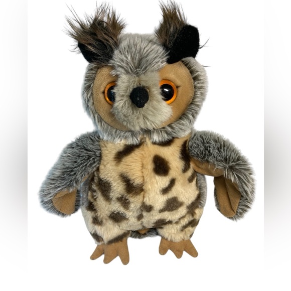 GANZ | Toys | Ganz Eagle Owl Spotted Brown Tan Gray 1 Plush Heritage ...